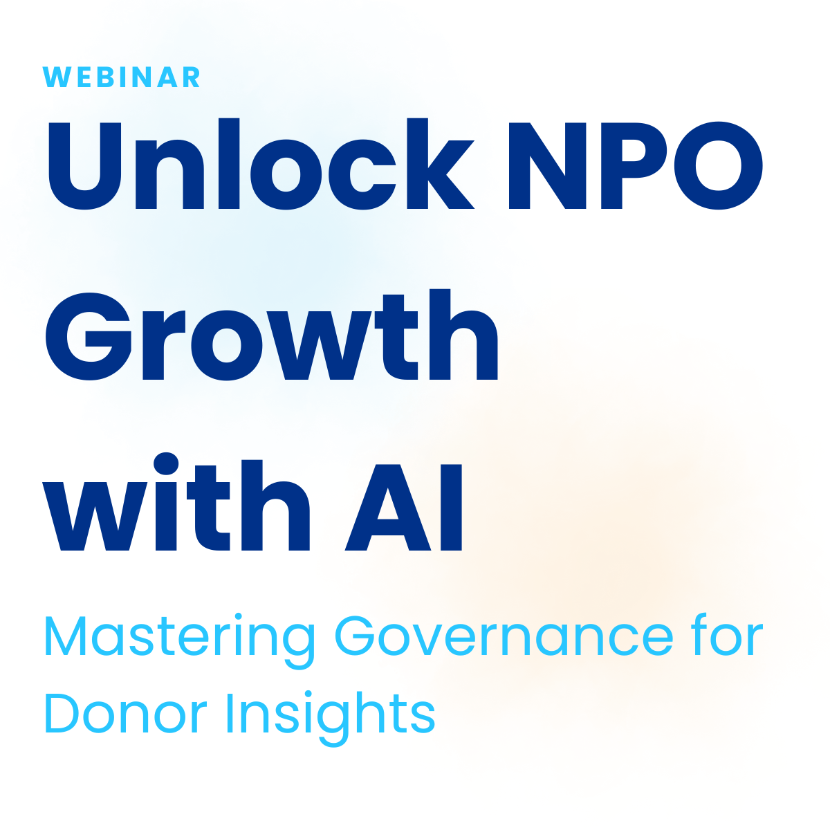 Register for the NPO AI Governance Webinar